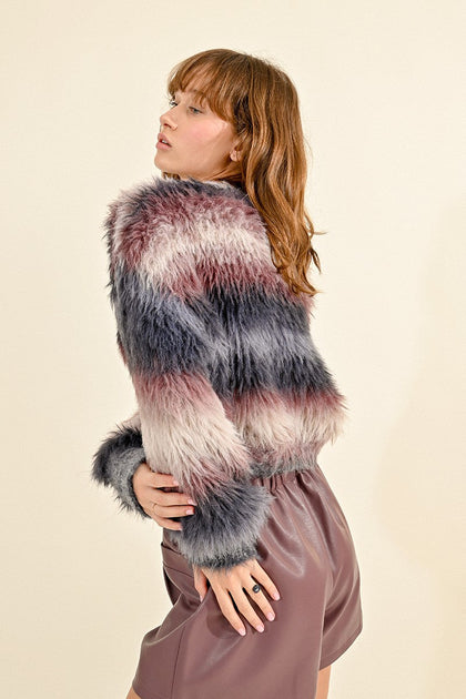 MBN Multi Color Ombre Fuzzy Sweater – Miss Cocky