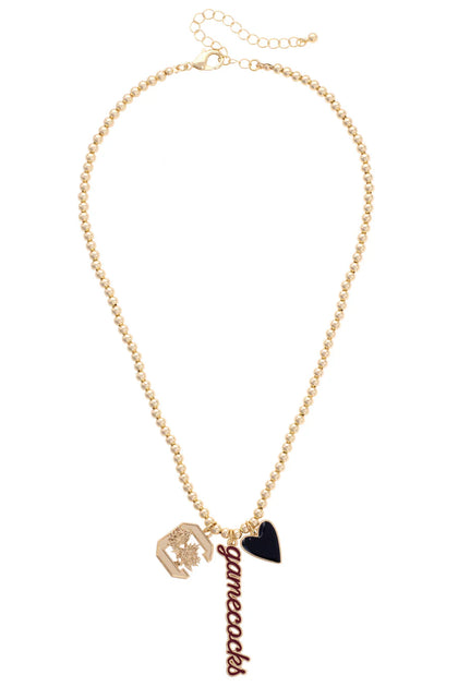 CV Ball Bead Charm Necklace – Miss Cocky