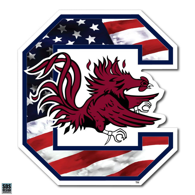 SDS 12" USA Block C Vinyl Decal – Miss Cocky